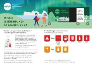 Mobil gjenbruksstasjon - HAF - Helgeland Avfallsforedling IKS